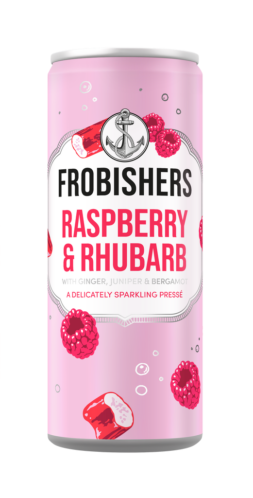 Raspberry & Rhubarb Pressé | Soft Drink Cans | Frobishers